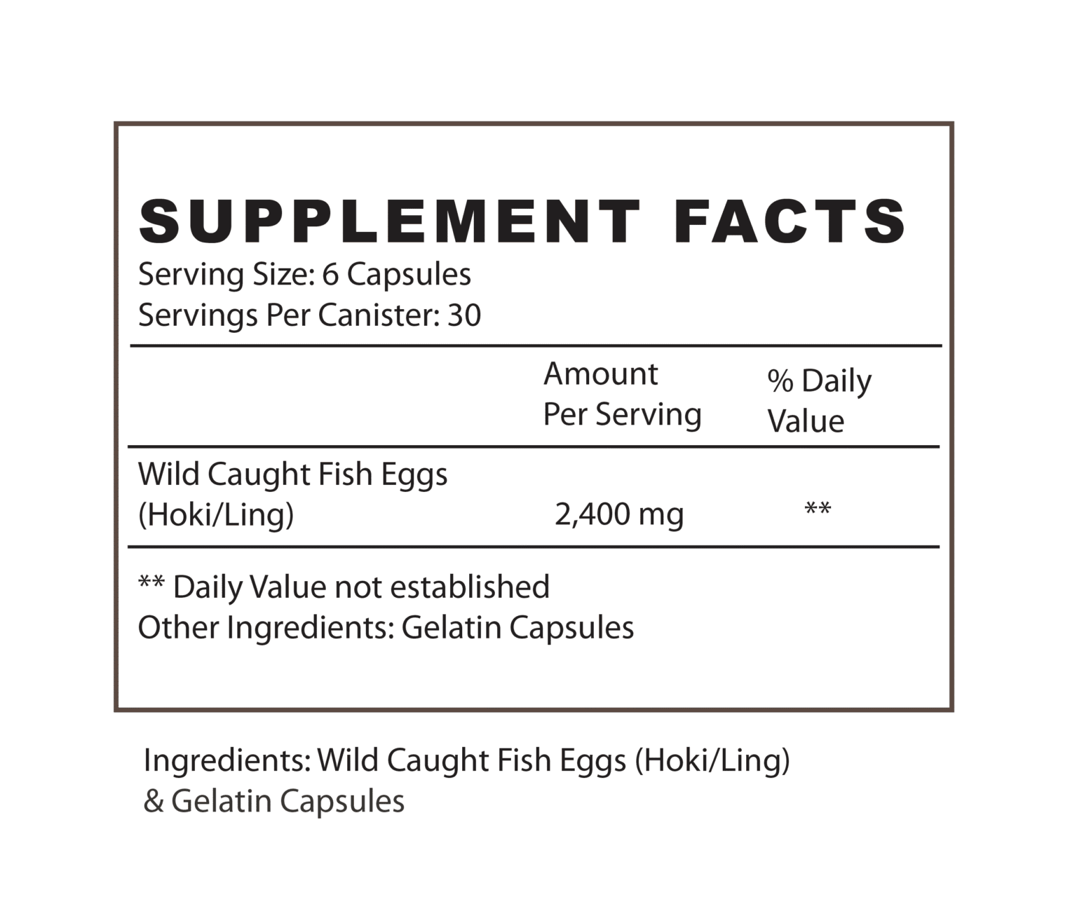 Wild Caught Fish Eggs - GRAZIN HEALTH